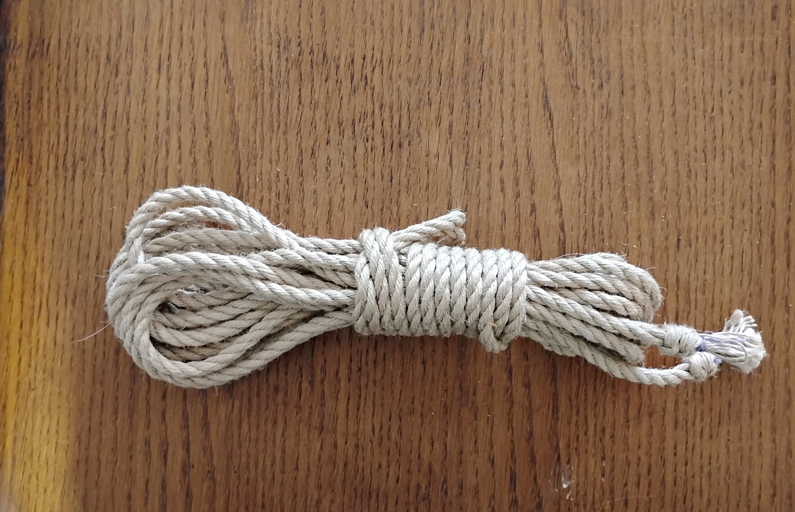 6mm x 8m Japanese-made jute rope - Wickedly Woven